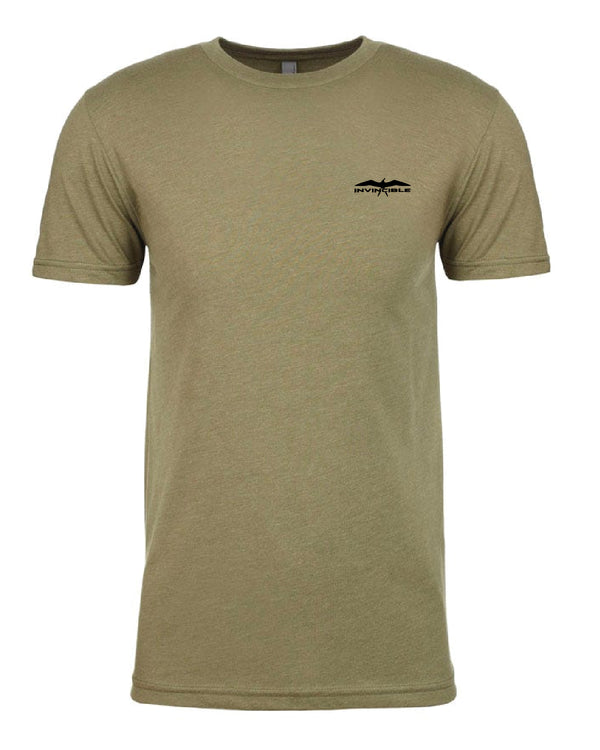 Invincible Signature Mens Light Olive Short Sleeve Shirt - Invincible ...