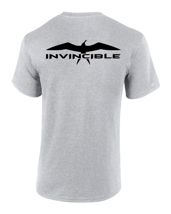 Invincible Signature Mens Sport Grey Short Sleeve Shirt - Invincible ...