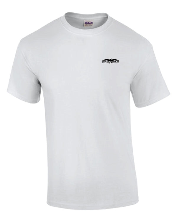Invincible Signature Mens White Short Sleeve Shirt - Invincible Boats ...